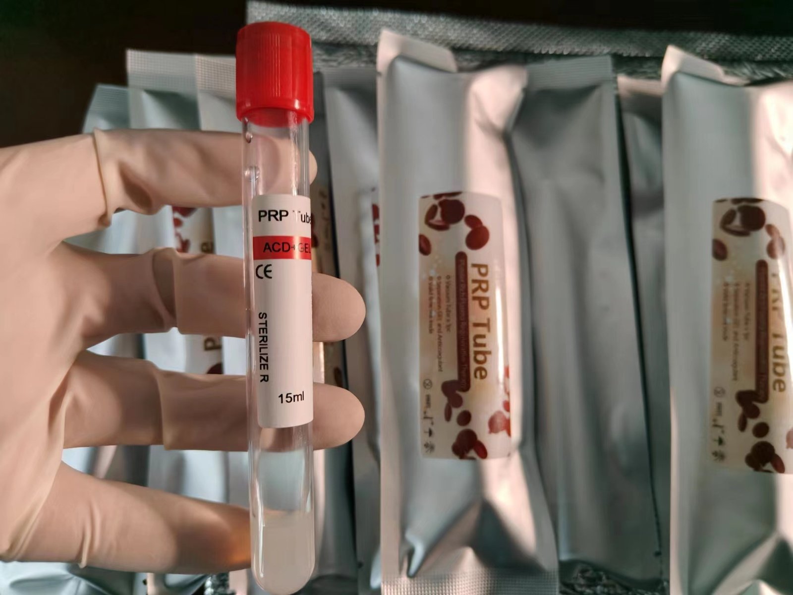 OEM Red Cap 15ml PRP tube for UK - Hygeia PRP tube | Professional PRP ...